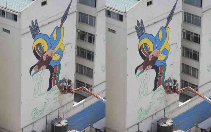 Ukrainian, Kenyan Artists Collaborate to Paint Nairobi Triptych Mural ...