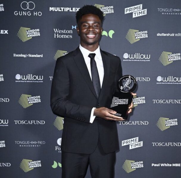 Bukayo Saka Wins Young Player of the Year Award - African Pride Magazine